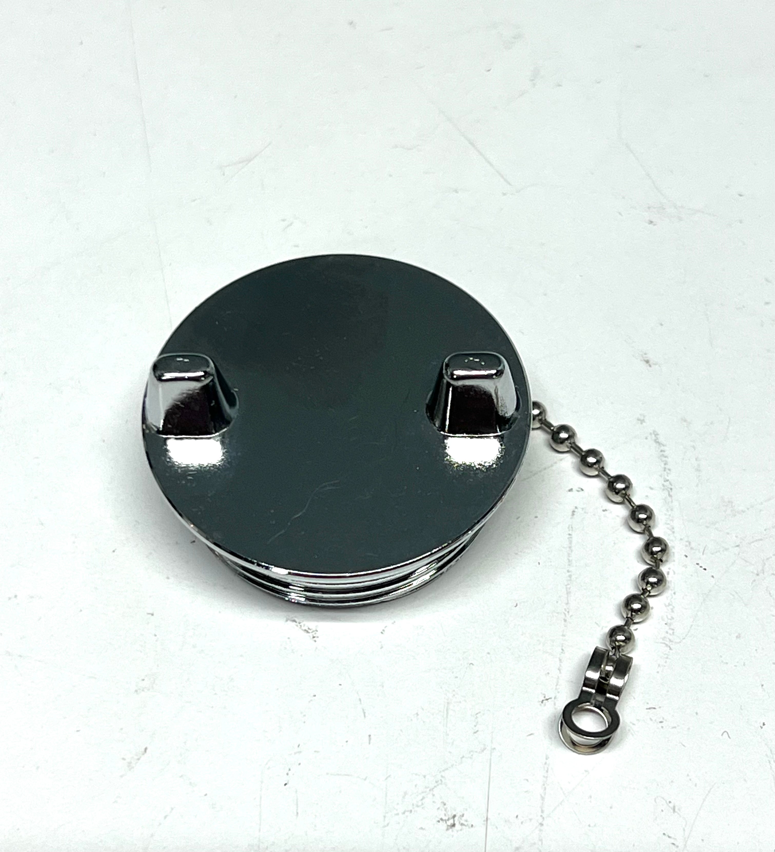 New 1-1/2” Chrome Zinc Gas / Fuel replacement CAP ONLY | AA Marine ...