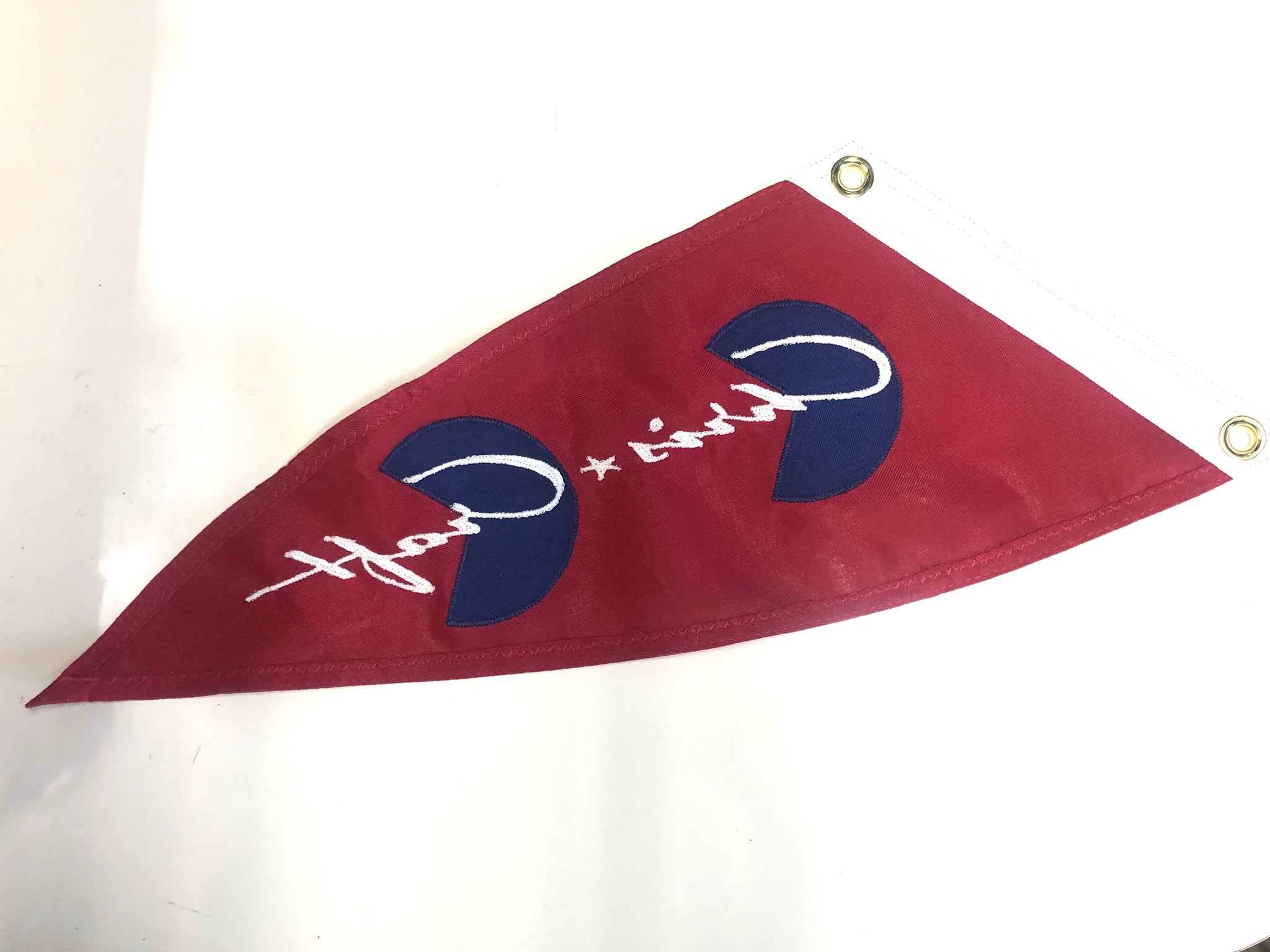 Chris Craft Red Raked Polyester Bow Pennant 11”x 20” | AA Marine ...